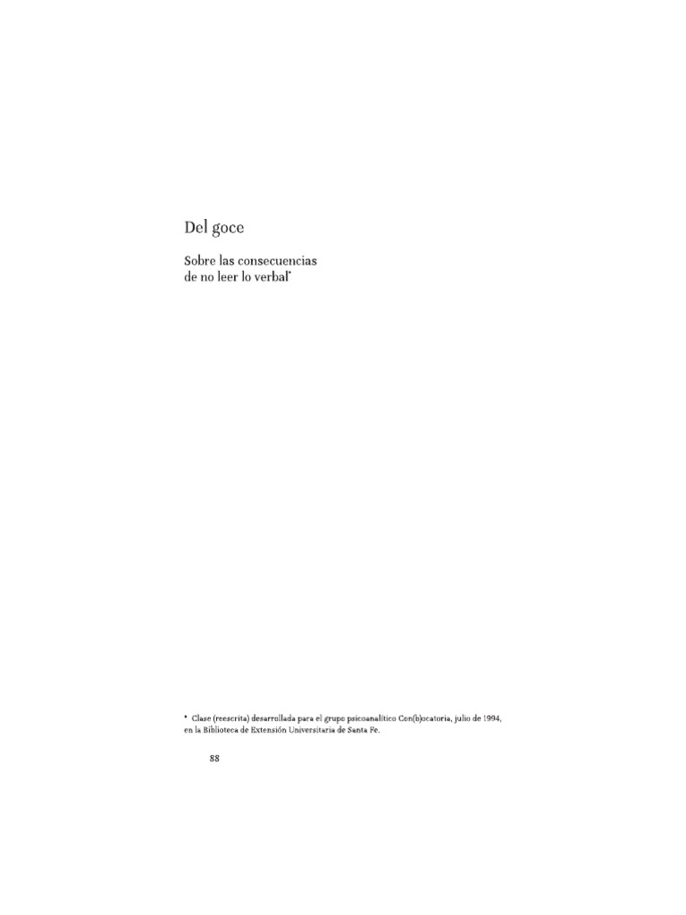 Del Goce Carlos Kuri | PDF