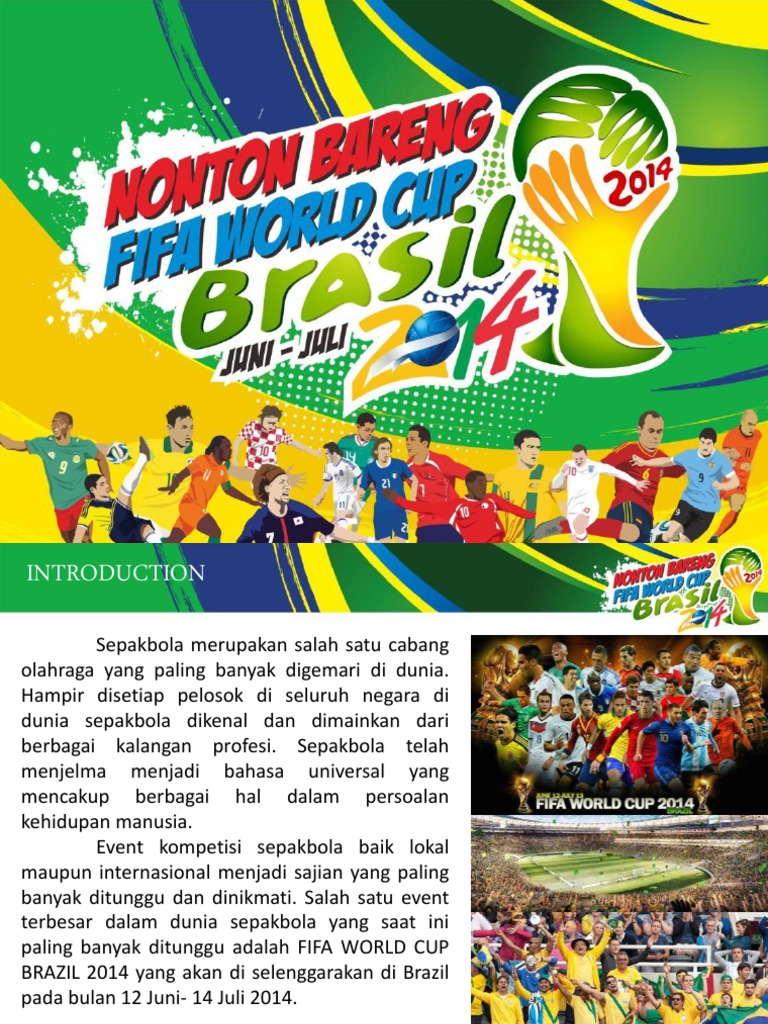 Proposal Nobar Piala Dunia | PDF | Olahraga & Rekreasi | Ilmu Sosial