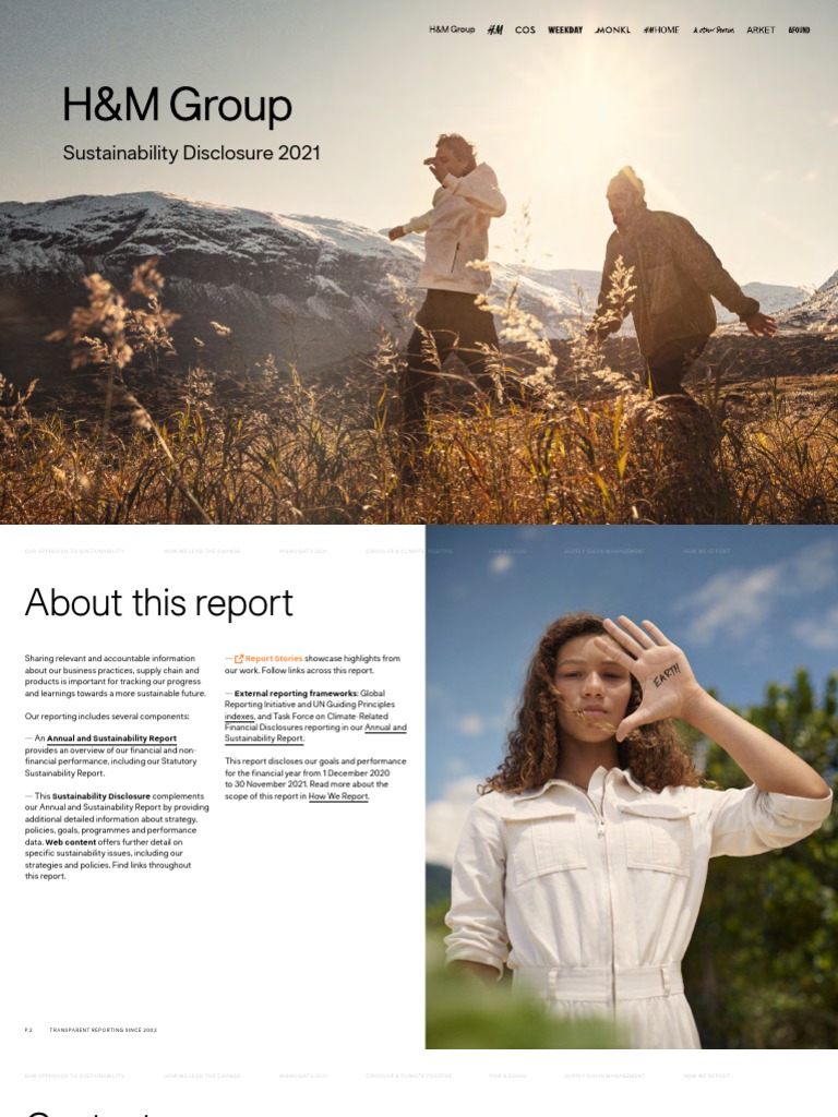 HM Group Sustainability Disclosure 2021 | PDF | Sustainability | Supply ... HM Group Sustainability Disclosure 2021 | PDF | Sustainability | Supply ...