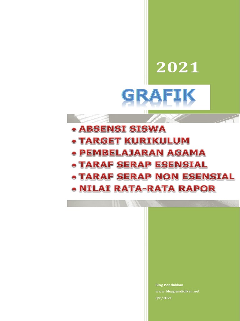 Contoh Format Grafik Absensi Siswa, Target Kurikulum, Pembelajaran ...