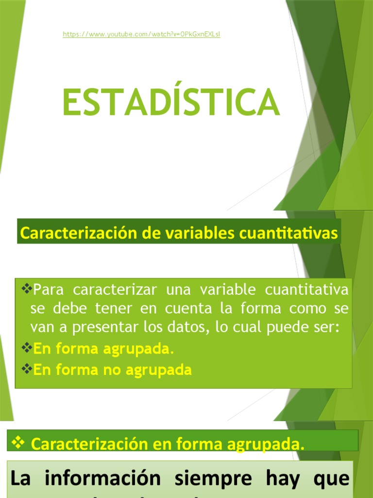 MATEMATICAS CLASE # 2 Caracterización de Variables Cuantitativas | PDF | Histograma
