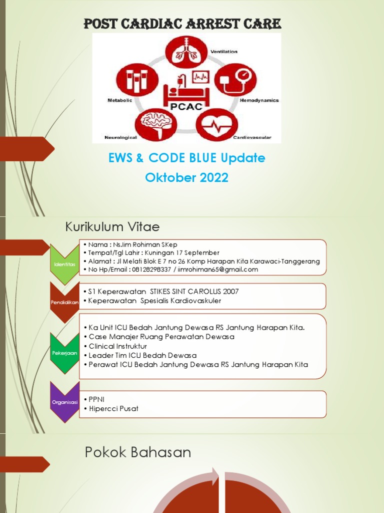 Post Cardiac Arrest Care | PDF
