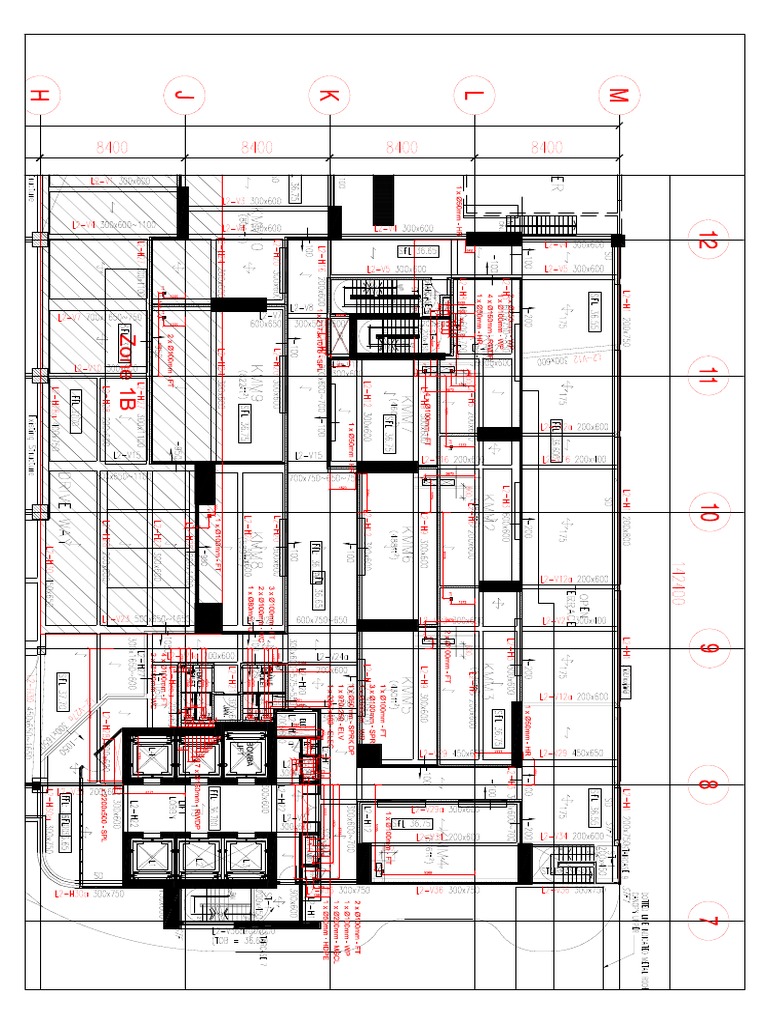 L02 Slab Opening Layout 1B | PDF