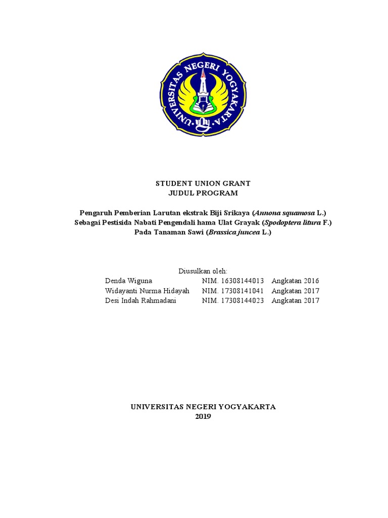 Contoh Proposal Dan Hasil Riset | PDF