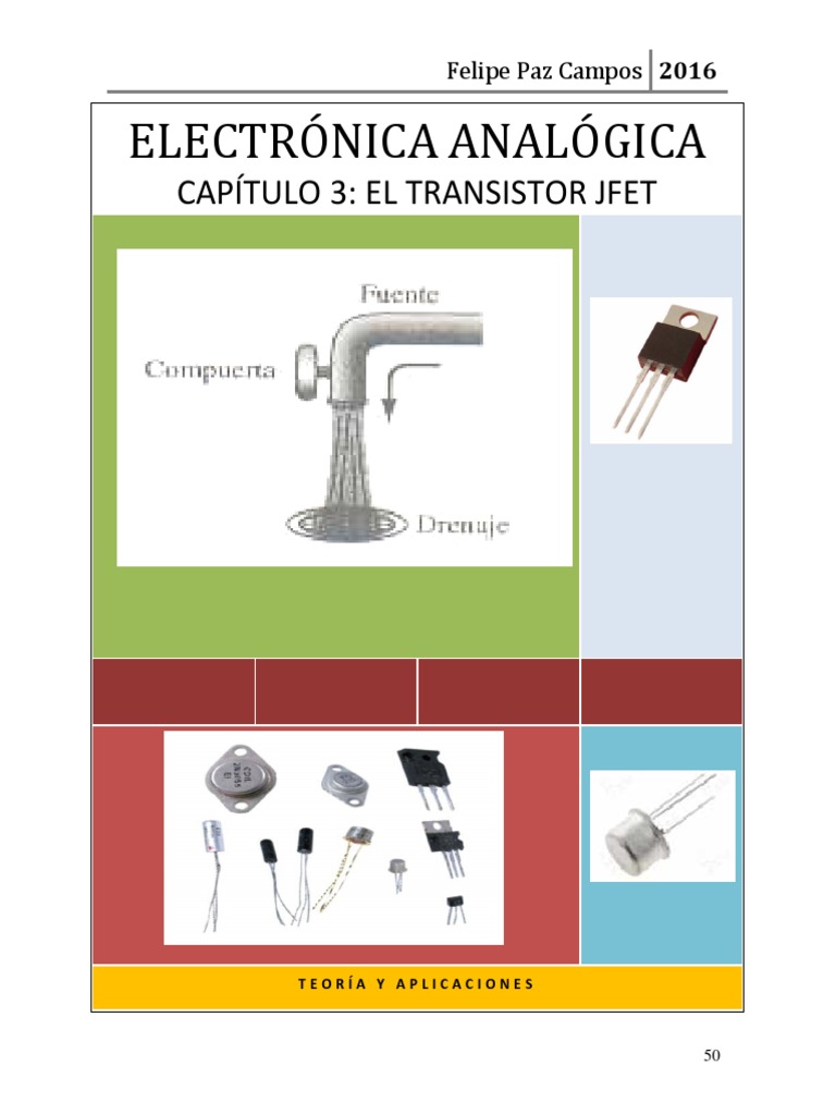 Capitulo 3 El Transistor JFET | PDF | Transistor de efecto de campo | Transistor