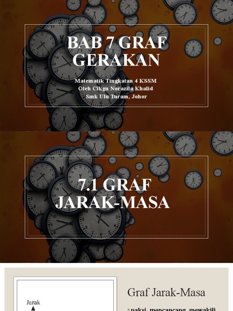 MAT T4 KSSM Bab 7 Graf Gerakan | PDF