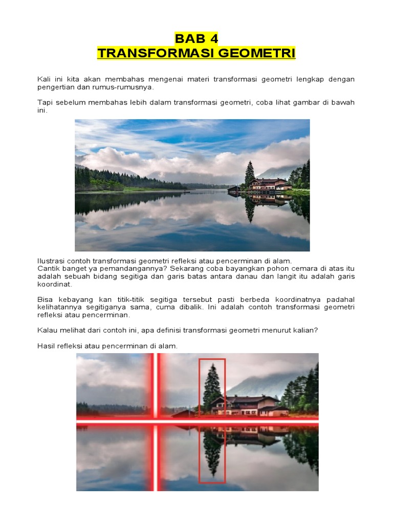 Kelas 9 - Bab 4. Transformasi Geometri | PDF
