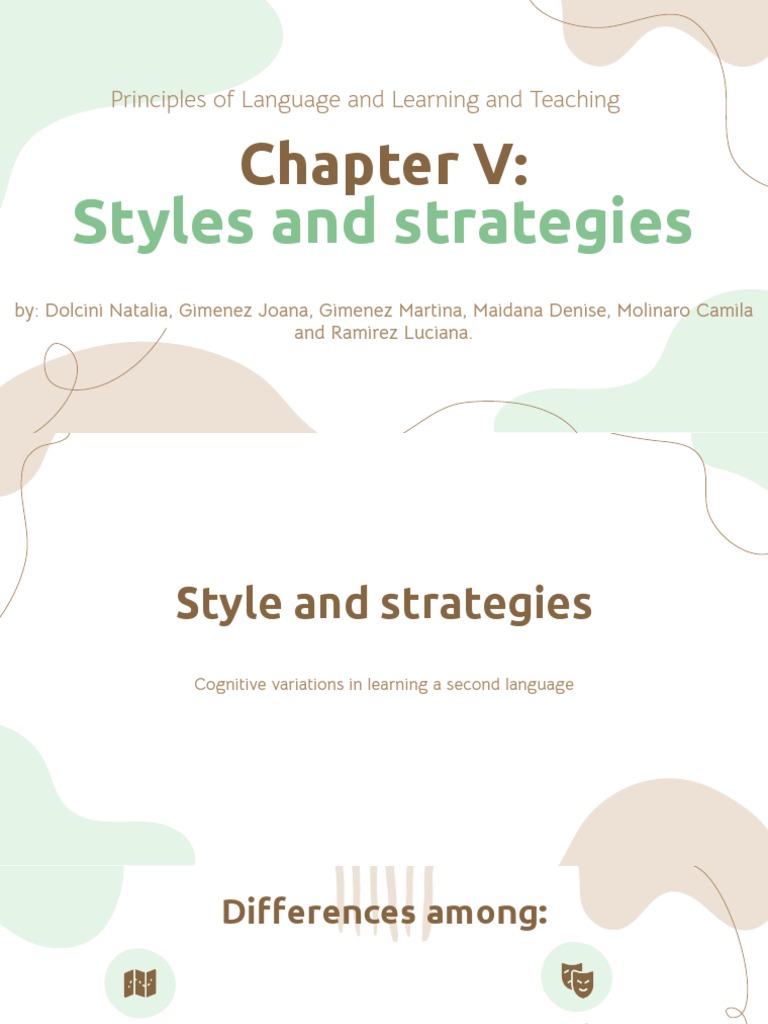 Fundamentos I - PLLT - Chapter 5 | PDF | Learning | Communication