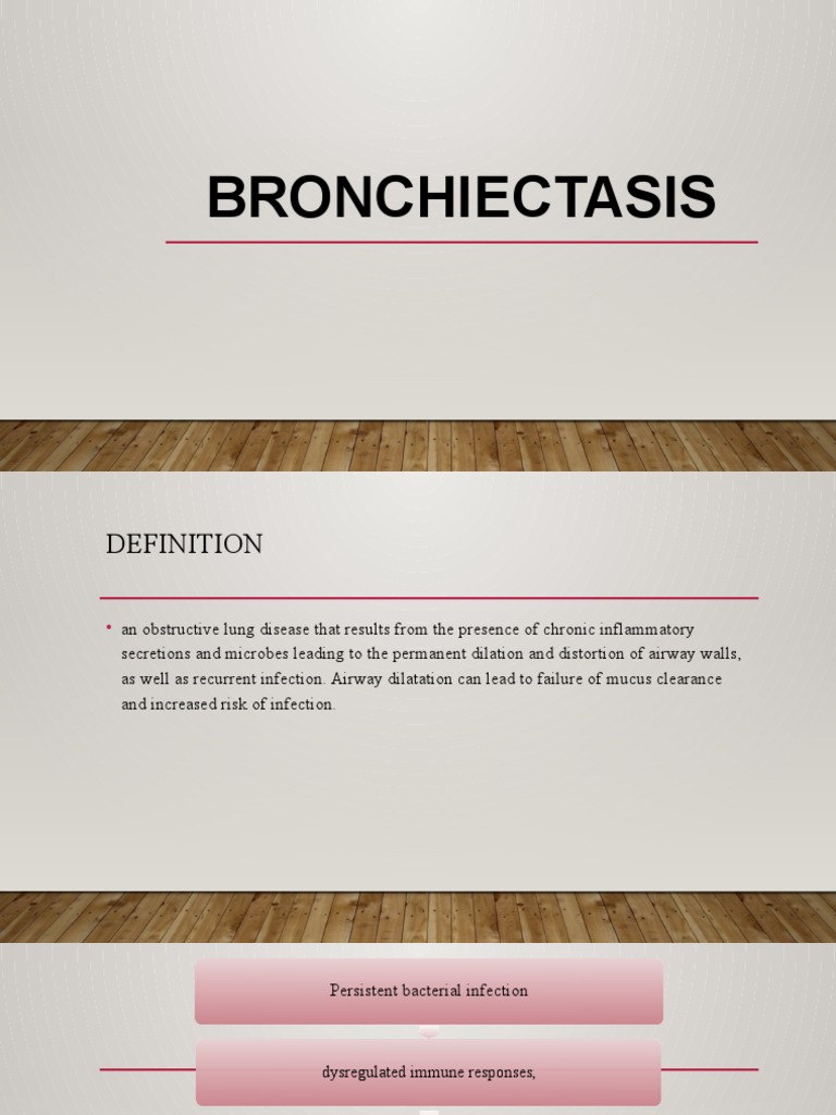 BRONCHIECTASIS | PDF