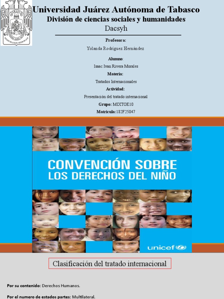 Diapos Convencion de Los Derechos Del Niño | PDF | Derechos de los niños | Convenio europeo de ...