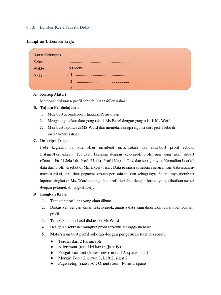 Panduan Membuat Profil Instansi | PDF | Karier & Perkembangan