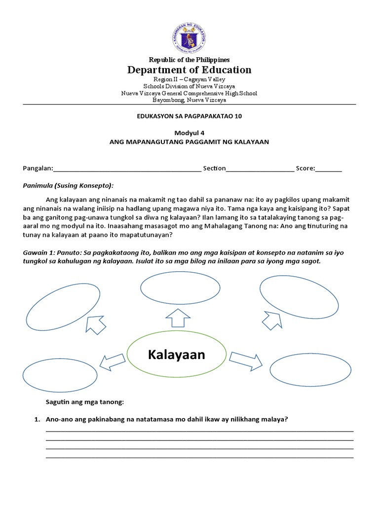 ESP 10 Module 4 Gawain | PDF