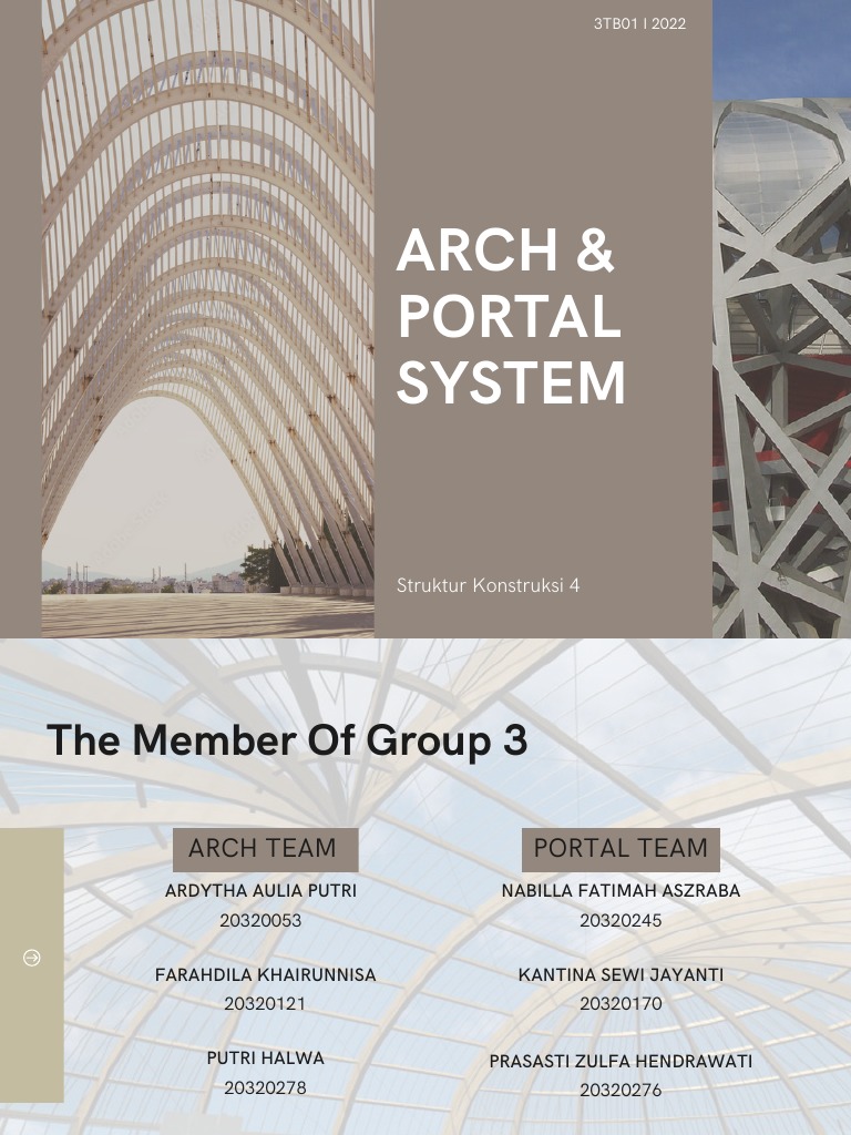 Sistem Struktur Arch dan Portal | PDF | Teknologi & Rekayasa