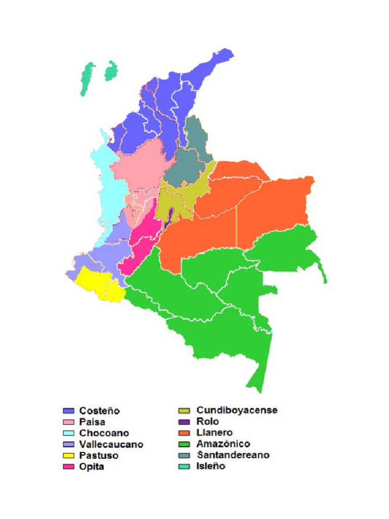 Mapa Dialectico de Colombia | PDF