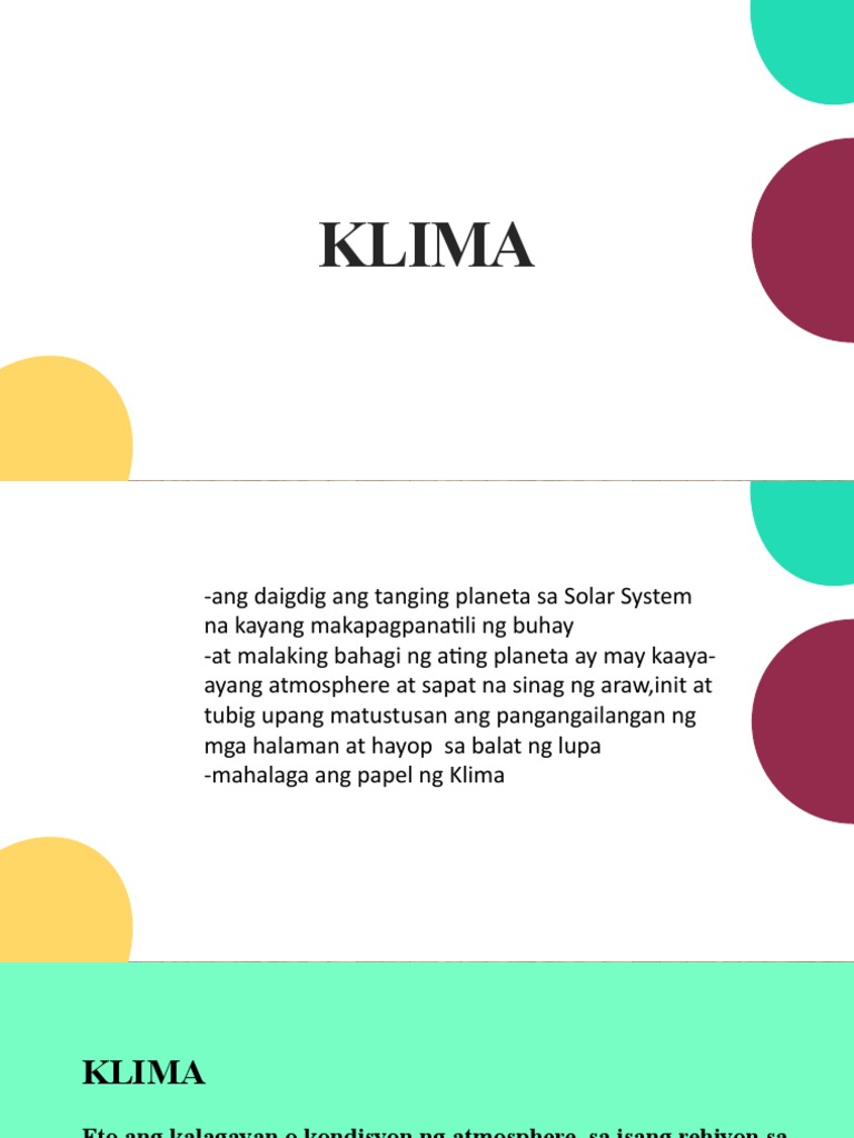KLIMA | PDF