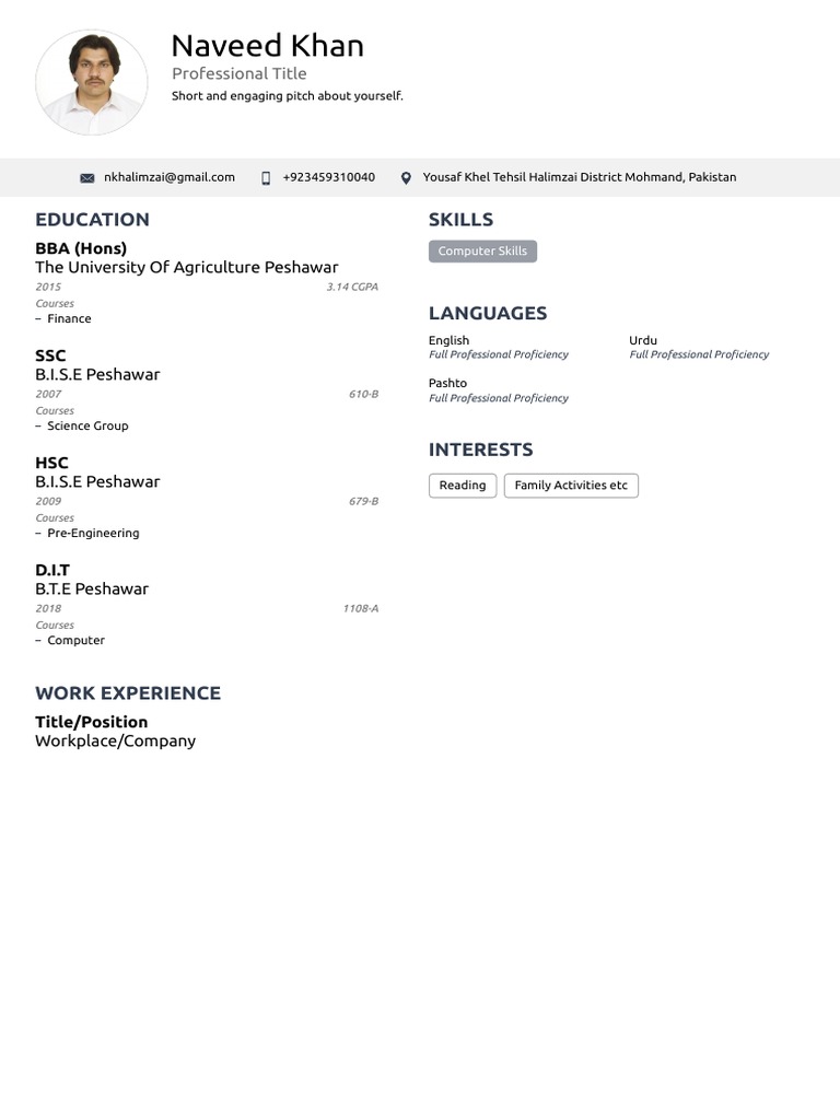 Naveed's Resume | PDF