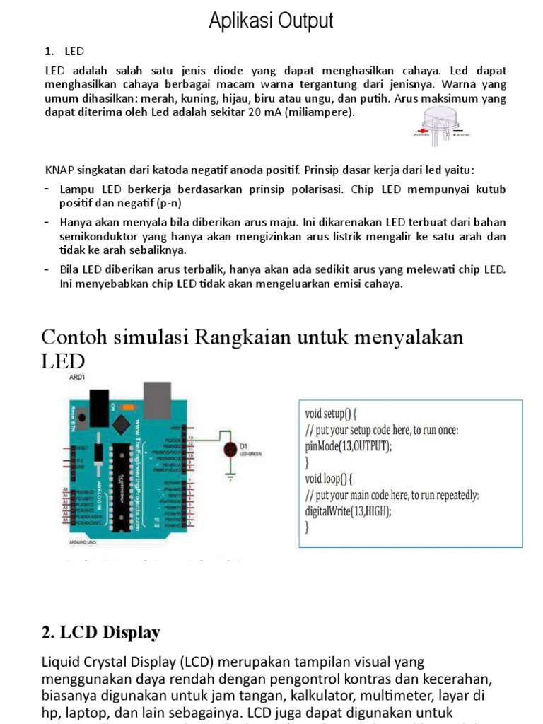 Materi Aplikasi Output-Input | PDF