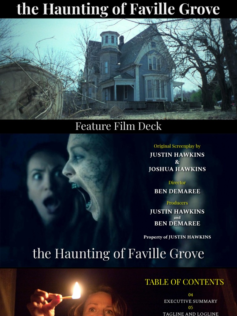 The Haunting of Faville Grove - Pitch Deck | PDF | Dream | Ghosts