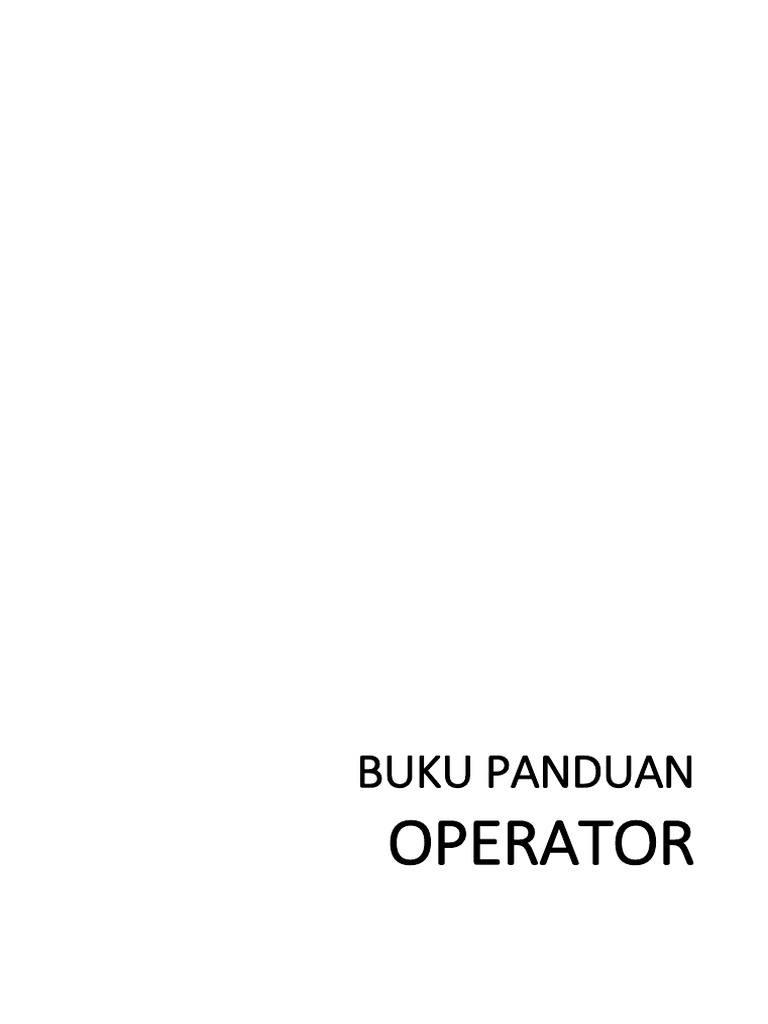 Buku Panduan E-DUPAK Untuk OPERATOR | PDF