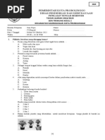 Soal PTS SBDP Kelas 4 Semester 1 | PDF | Seni & Disiplin Bahasa