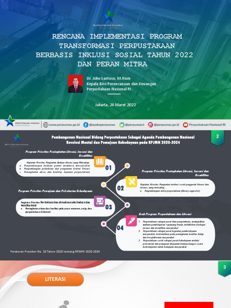 Dr. Joko Santoso, M.Hum. - Perpusnas RI | PDF