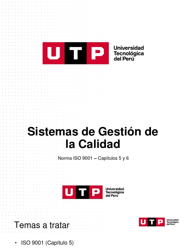 SGC S11.s1 - ISO 9001 - Cap 5-6 - 2022 | PDF | Calidad (comercial ...