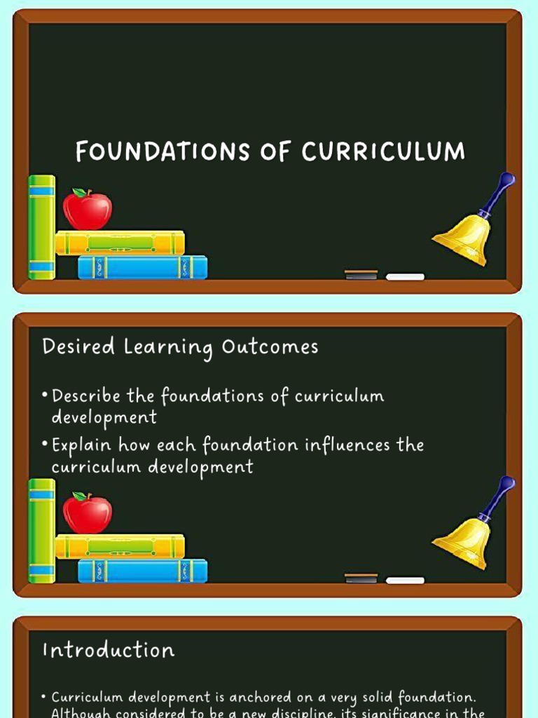 2 - Foundations of Curriculum | PDF | Curriculum | Learning