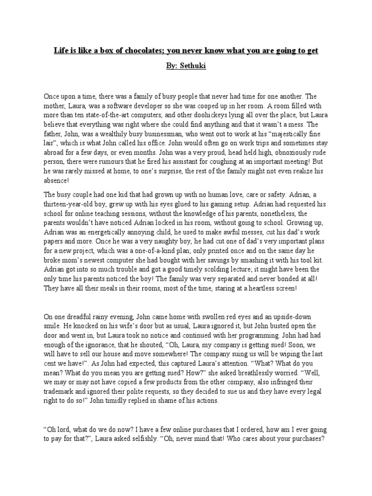 Family's Journey from Wealth to Bonding | PDF | Mystery, Thriller ...