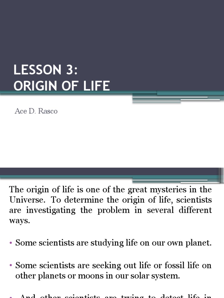 Lesson 3 | PDF | Volcano | Life