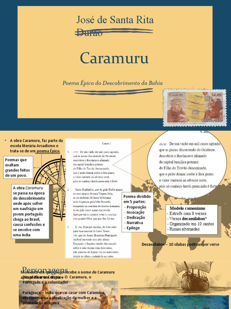 Caramuru: Poema Épico do Descobrimento | PDF