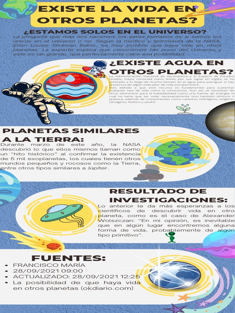 Existe La Vida en Otros Planetas | PDF | Exoplaneta | Vida