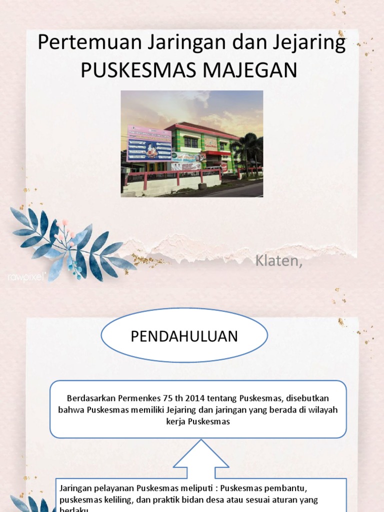 Pertemuan Jaringan Dan Jejaring PUSKESMAS MAJEGAN | PDF