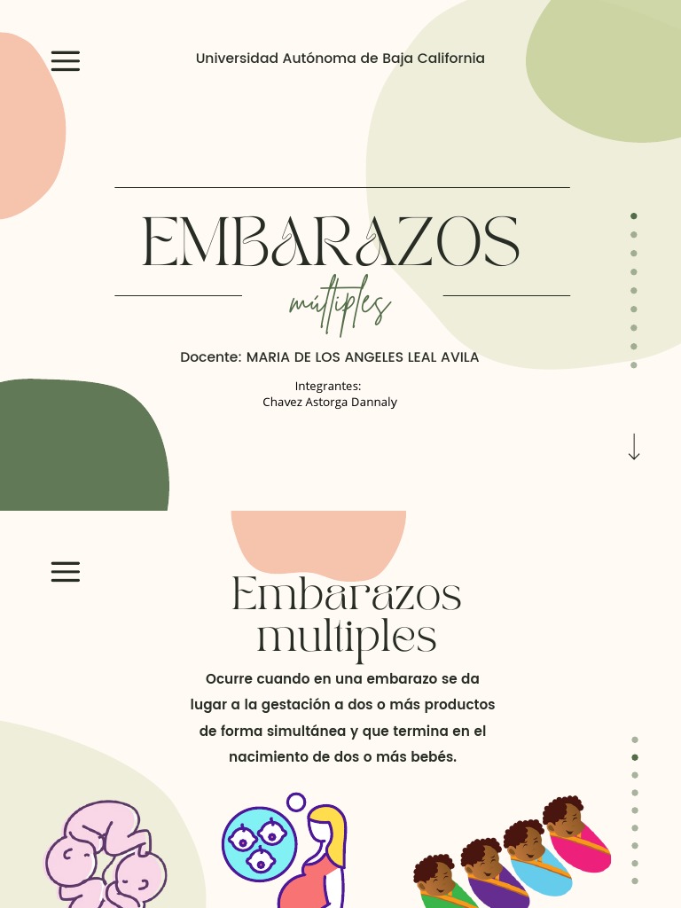 Embarazos Multiples | Descargar gratis PDF | Gemelo | El embarazo