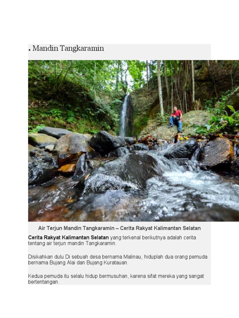Kisah Adat Banjar Mandin Tangkaramin Pdf