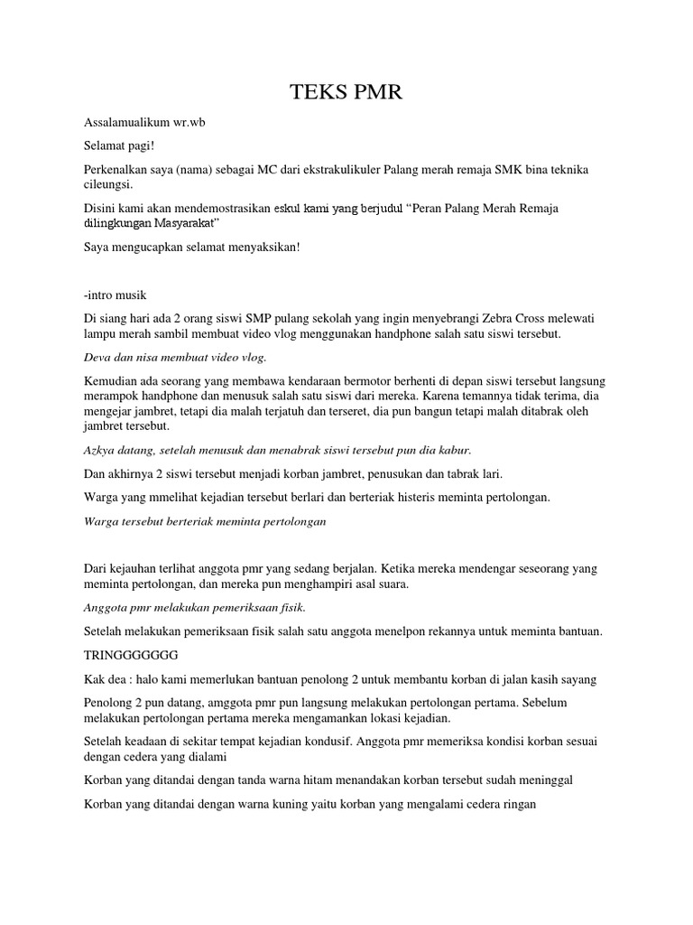 Teks PMR | PDF