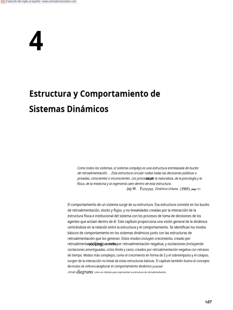 Sterman (2000) - Cap 4.en - esPANOL | PDF | Realimentación | Teoría del ...