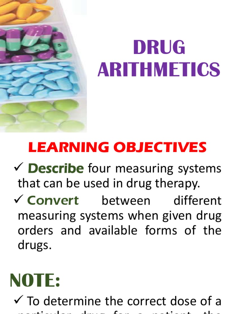 Lecture 8 - Drug Computations | PDF | Dose (Biochemistry) | Chemistry