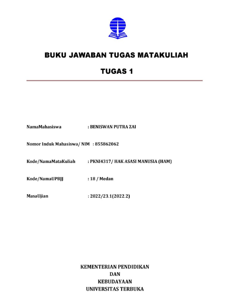 Pkni4317 Ham Beniswan Putra Zai TMK 1 | PDF