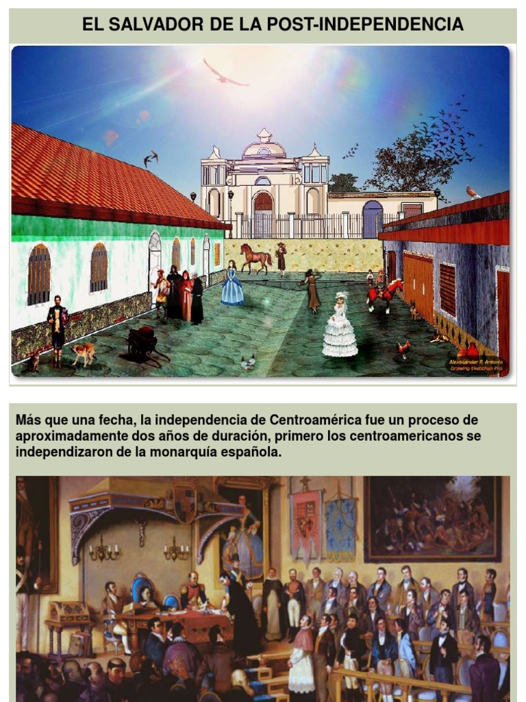 El Salvador Post Independencia | PDF | Centroamérica | Guatemala
