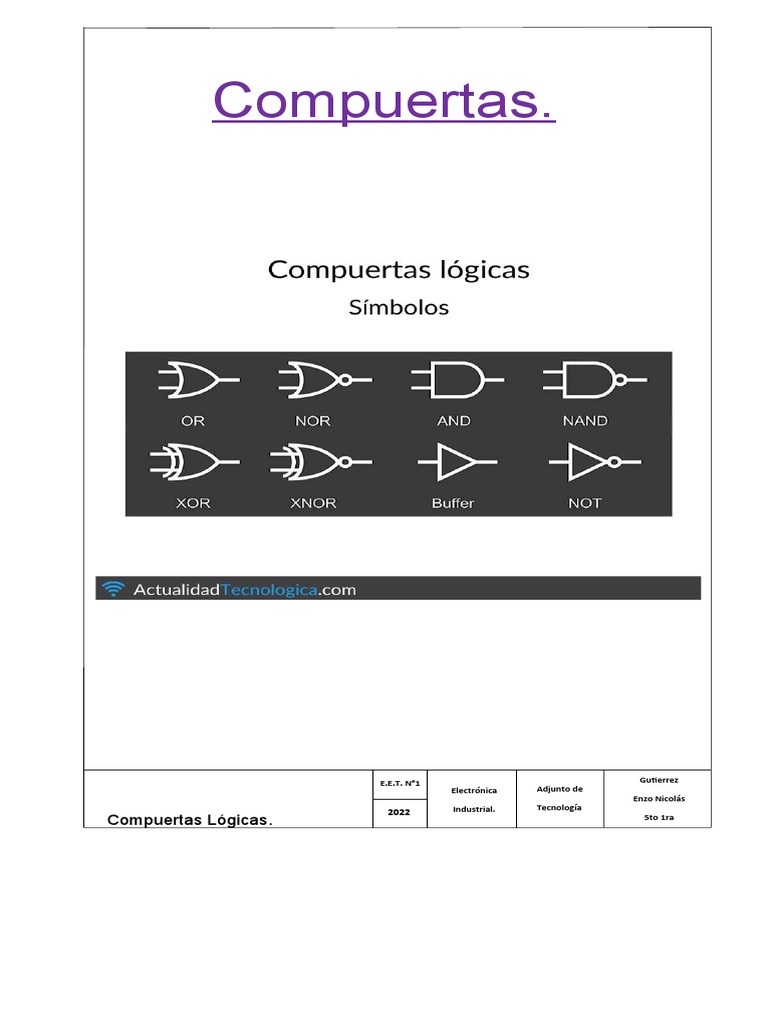Compuertas 1 | PDF