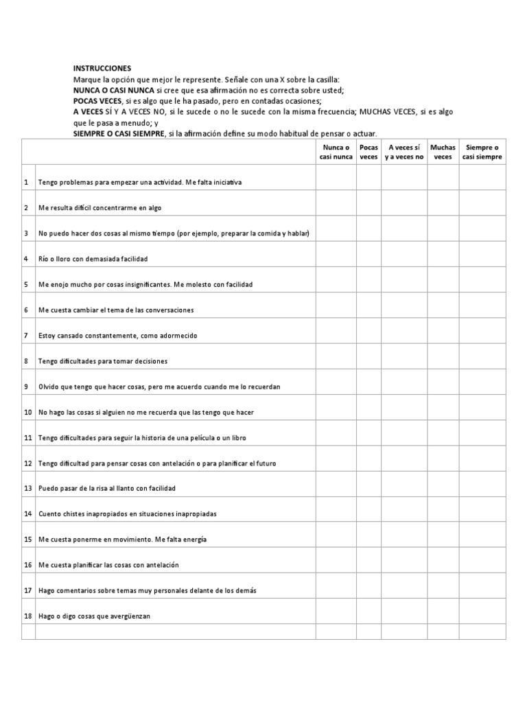 Cuestionario Frontal Isp | PDF