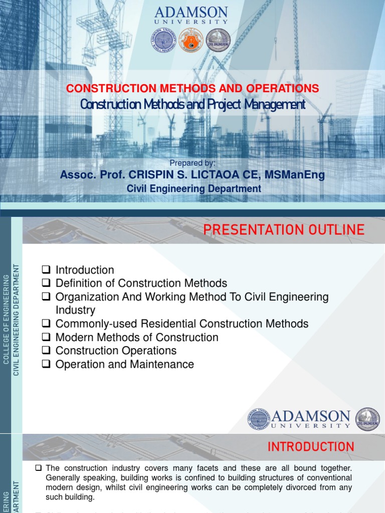 Module No. 5. Construction Methods and Operation | PDF | Road Surface ...