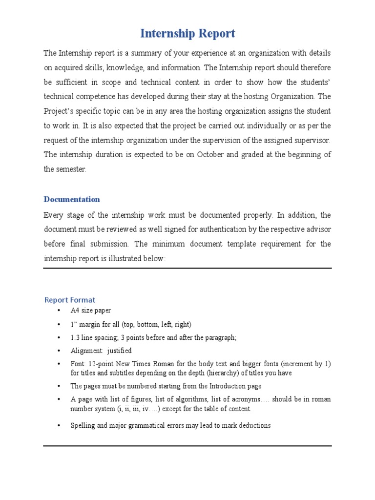 Internship Report | PDF | Use Case | Internship