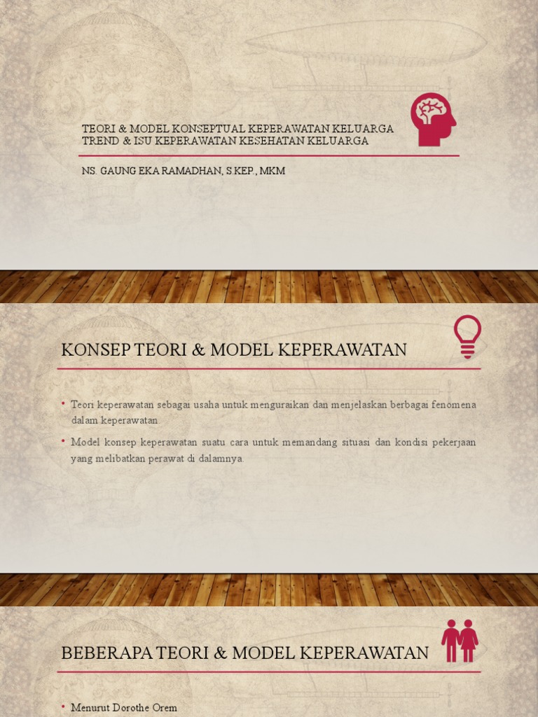 Teori & Model Konseptual - Trend & Isu (Keperawatan Keluarga) - Gaung | PDF | Karier ...