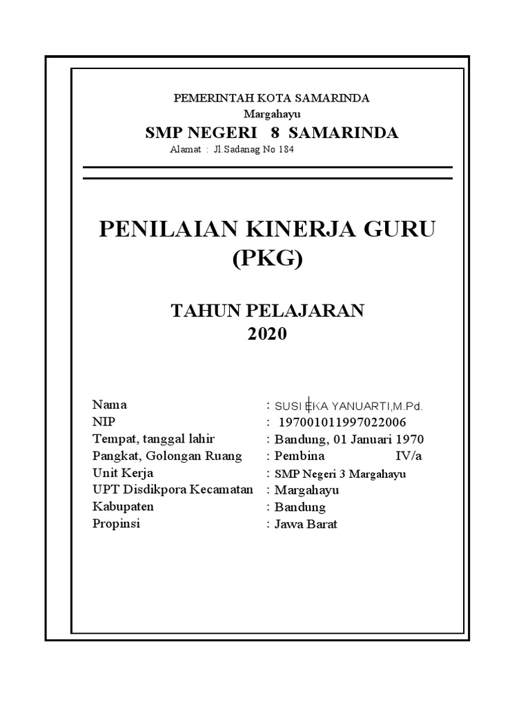 PKG - SKP - Dupak (Guru) | PDF