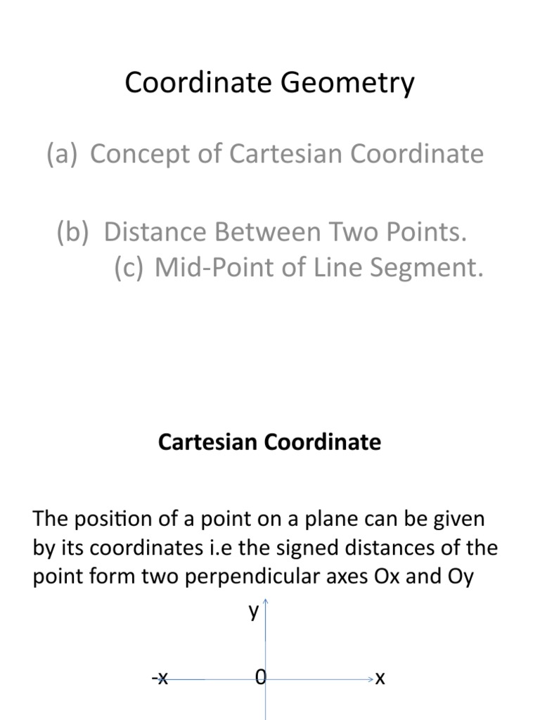 Coordinate Geometry Concepts and Examples | PDF | Slope | Angle