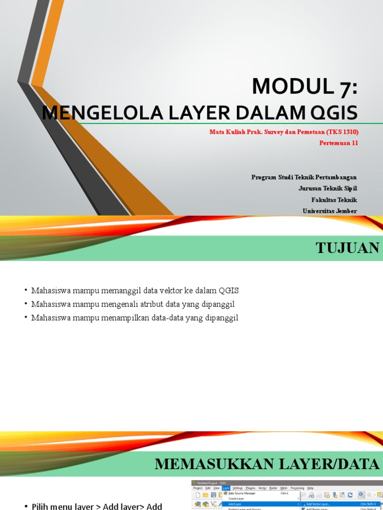 Mengelola Layer di QGIS untuk Mahasiswa | PDF