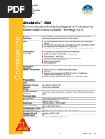 Sikalastic M 270 NP Product Overview | PDF | Humidity | Coating