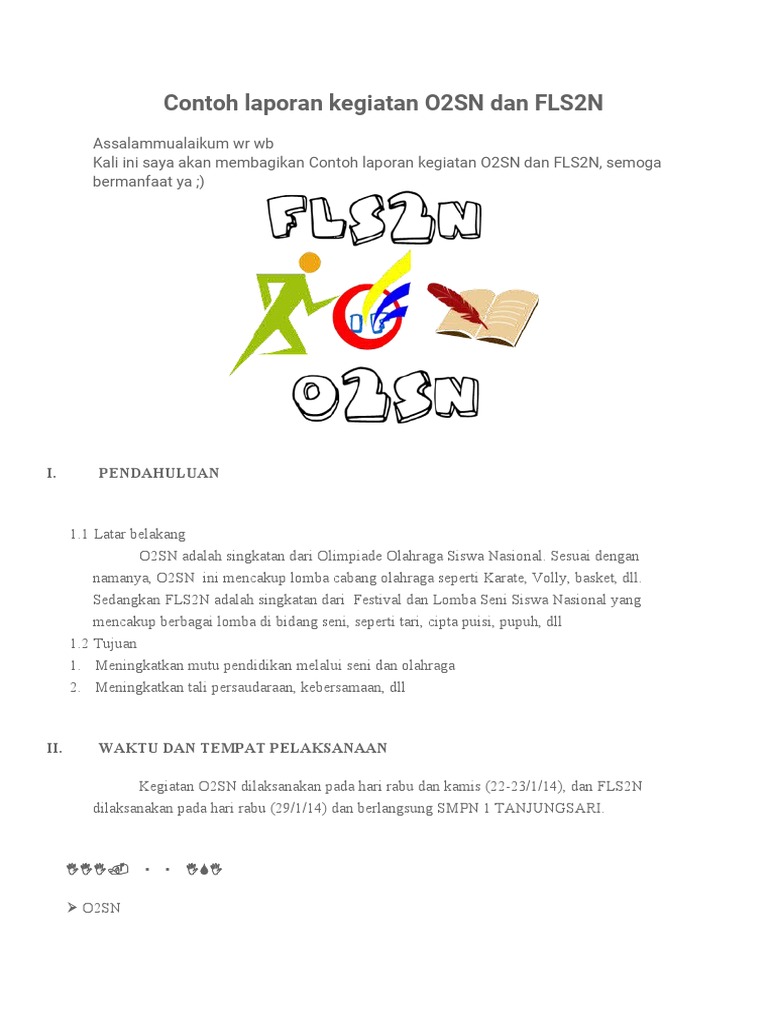Laporan Hasil Kegiatan O2sn | PDF
