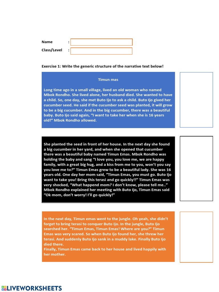 LKPD Narrative Text | PDF | Pinocchio